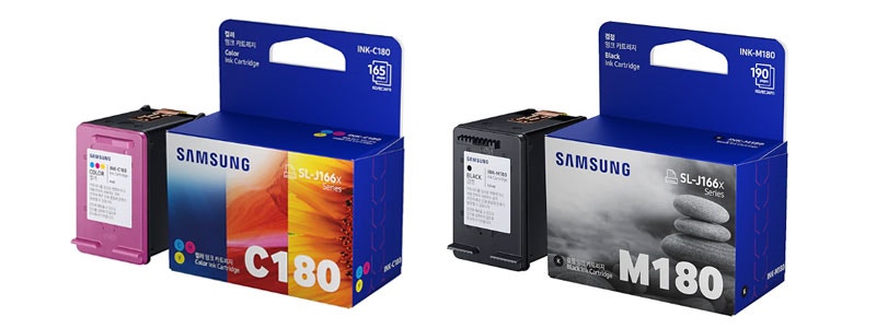 삼성 잉크 정품 사용해야 좋은 이유 INK-M180, INK-C180 정품 후기 : 네이버 블로그