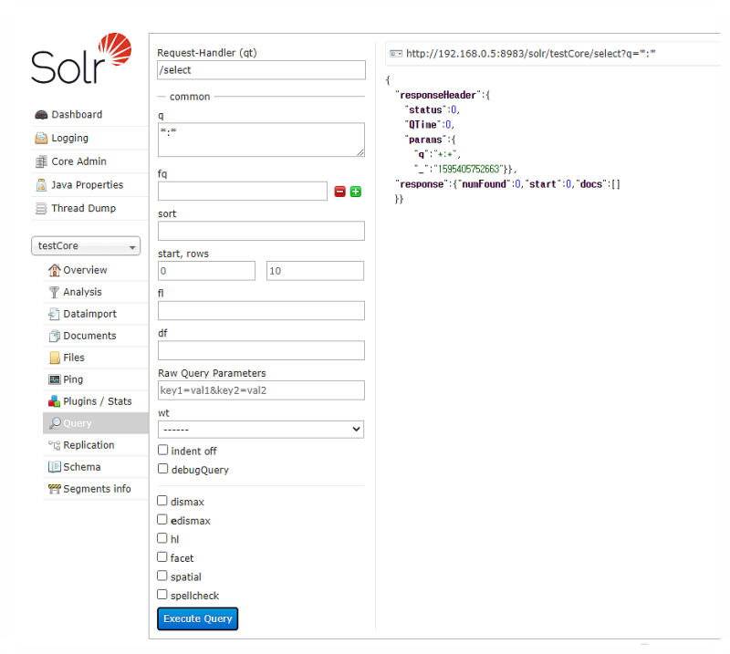 apache solr admin에서 data import하는 방법 : 네이버 블로그