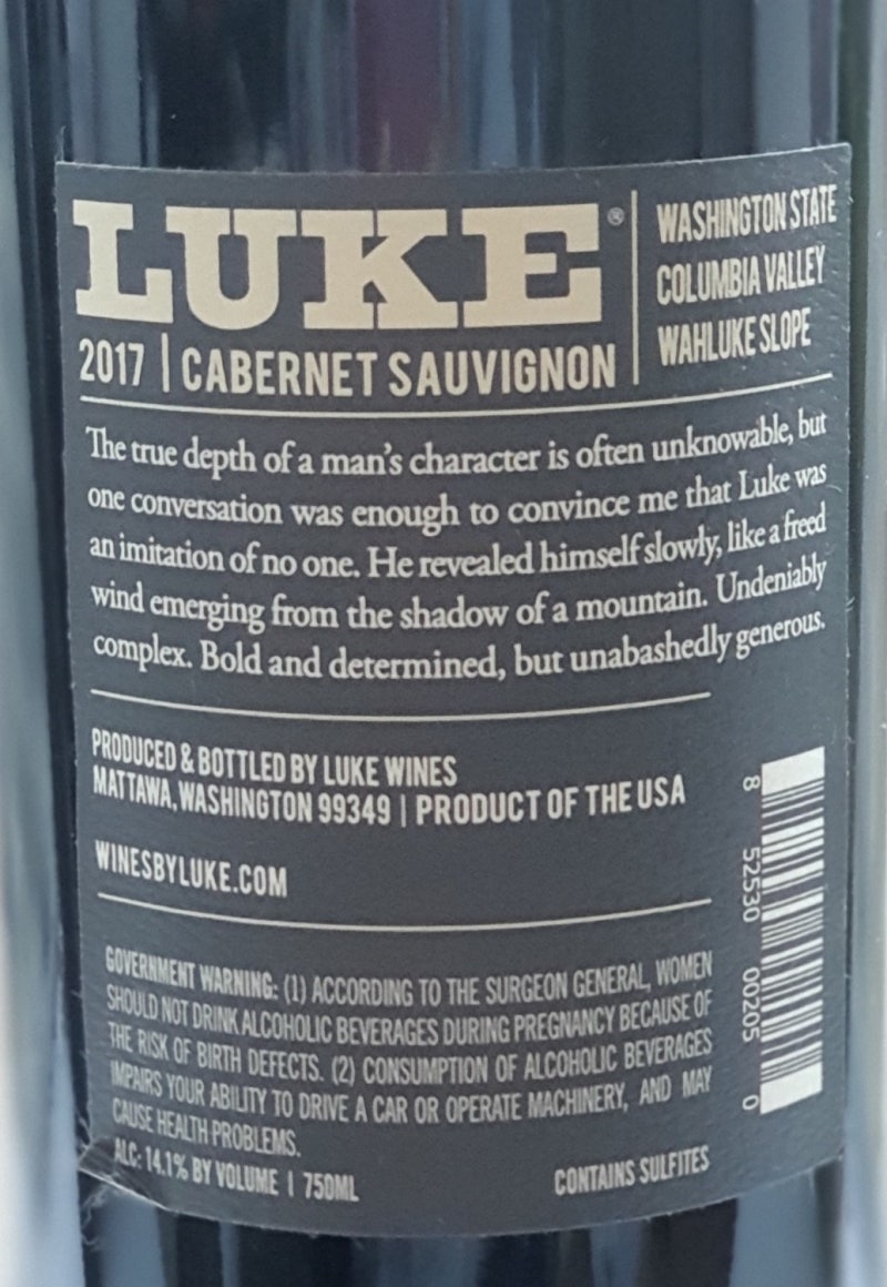 Luke, Cabernet Sauvignon : 네이버 블로그