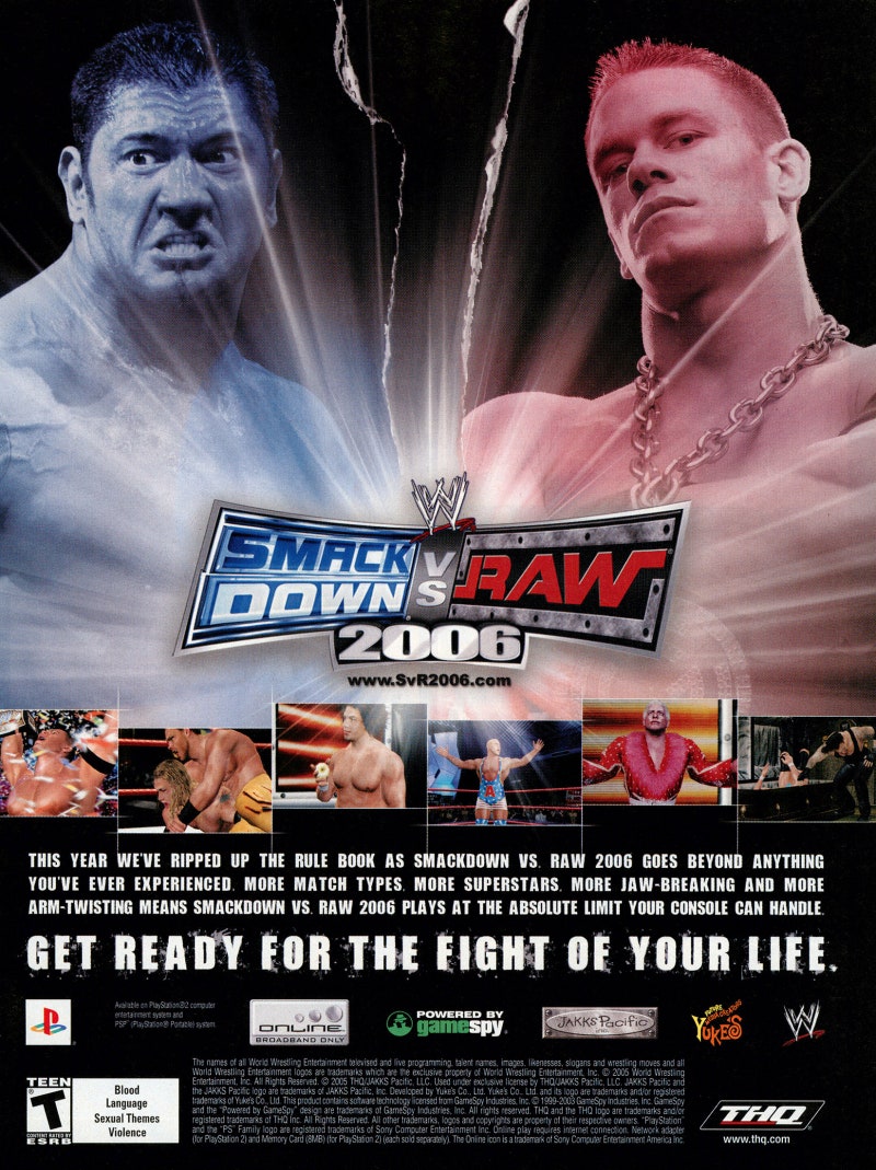 112.WWE 스맥다운! vs 로우 2006(한국판)[WWE Smackdown! vs. Raw 2006] - PS2 : 네이버 블로그