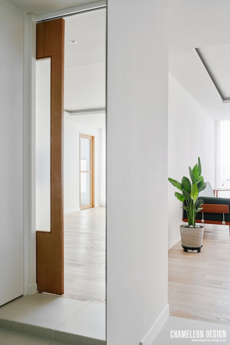 [호원동 인테리어] 자연 느낌 그대로 따뜻함이 느껴지는 원목 감성의 33평형 호원 한승미메이드 아파트 인테리어 [카멜레온 디자인 ...