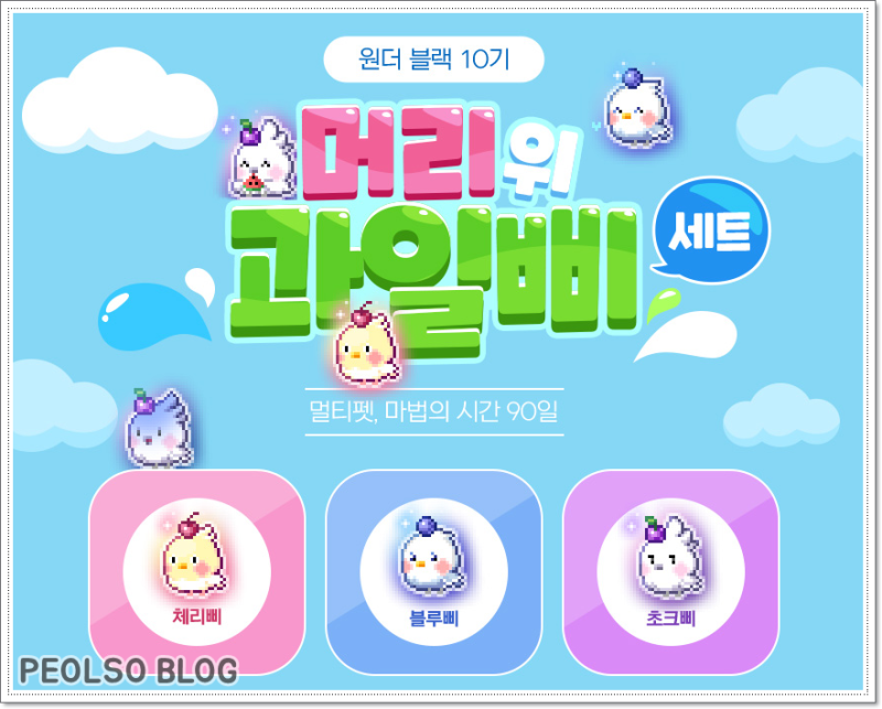메이플스토리 로얄스타일 및 원더베리 캐시 업데이트 정보 네이버 블로그