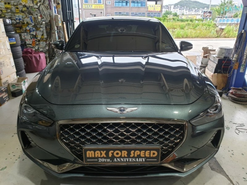 [구미배기튜닝]2019 제네시스 G70 3.3Tgdi 준비엘 퍼포먼스 가변 듀얼배기 인스톨 구조변경 작업 Tune by ...