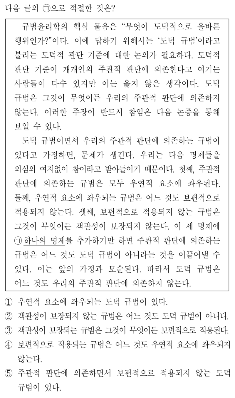민경채민간경력자 Psat 기출문제 해설 2020년 언어논리 21번 네이버 블로그