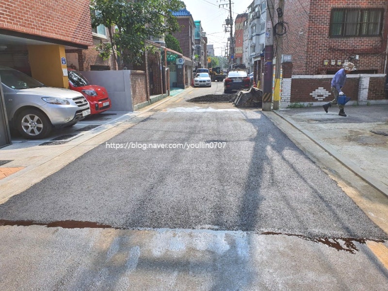 서울 골목길 도로 포장 보수 공사 아스팔트 제거 소포장 보수 공사 네이버 블로그