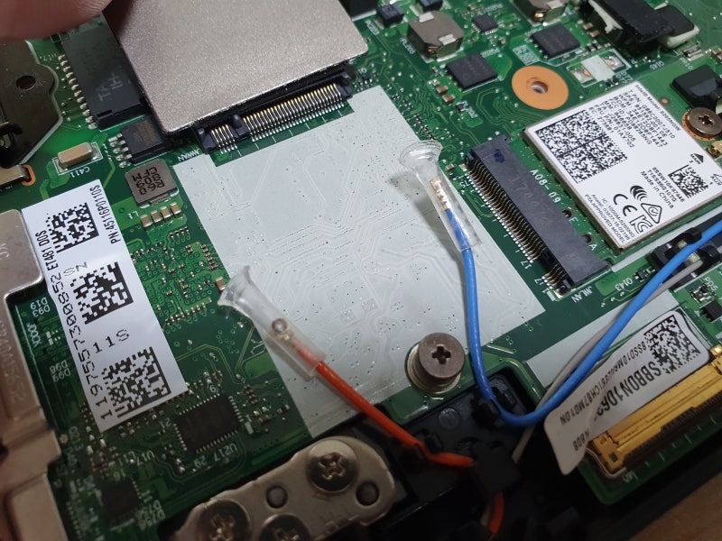 레노버 씽크패드 WWAN Slot(LTE 슬롯) SN520 SSD 설치 및 확장 (SSD 2230, 2242, 2280 가능 ...