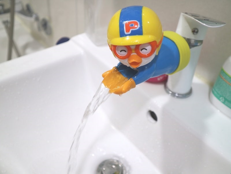 수도꼭지 연장탭 :: 뽀로로 스스로 척척 워터핸즈 아이 손씻기 귀여워요~ : 네이버 블로그