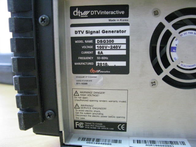 DTV SIGNAL GENERATOR DSG300 : 네이버 블로그