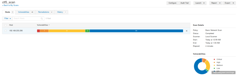 CTF5 웹 서버 시나리오 침투 공격 사례집 : 네이버 블로그