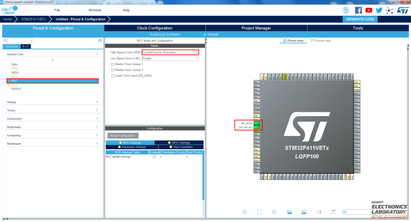 STM32F411 Microcontroller 3강 - GPIO(General Purpose Input Output) 출력 ...