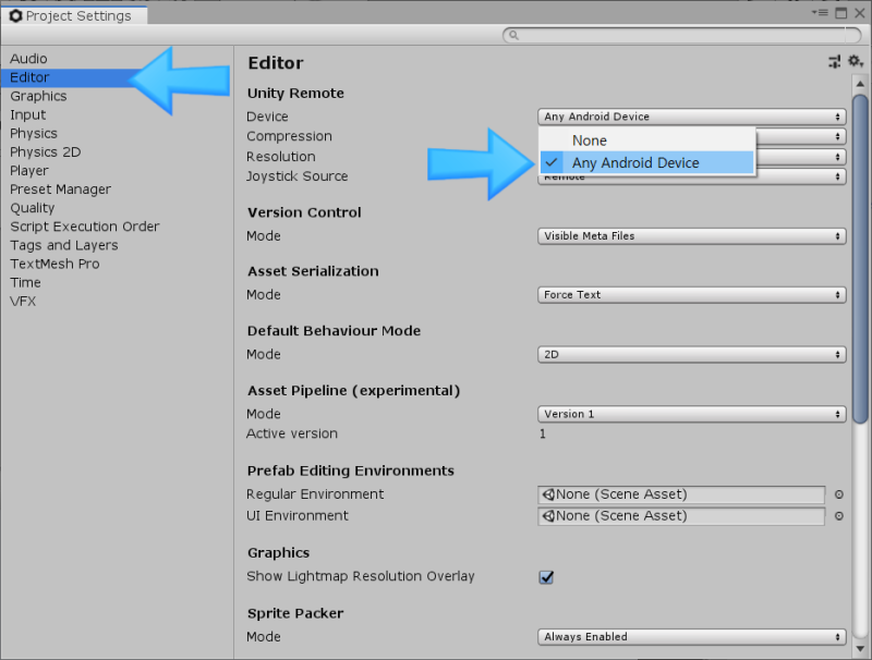 Unity Remote5 연결하기 : 네이버 블로그