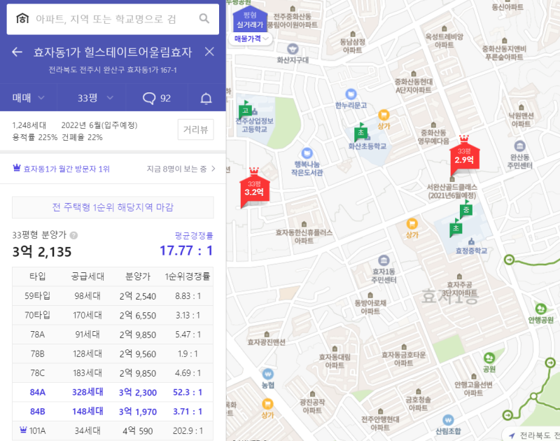 하루공부 전주시 재건축 분석 효자주공3 네이버 블로그