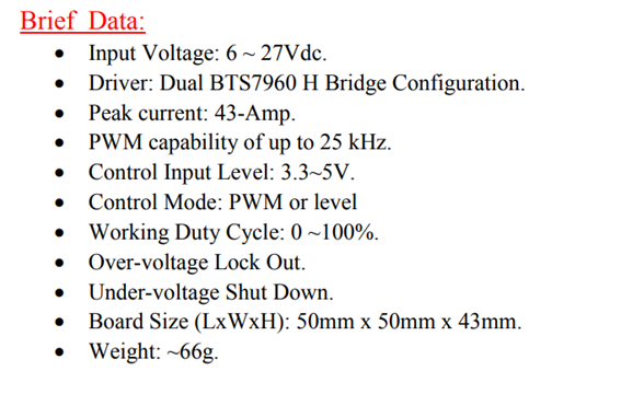 BTS7960모터 드라이버 사용하기 - 1 : 네이버 블로그