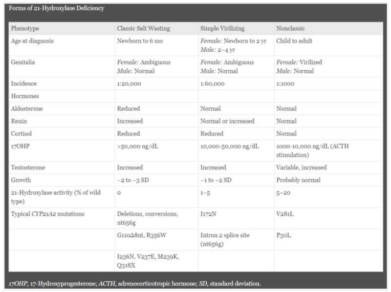 [Endocrinology] 선천성 부신증식증 [부신과형성], Congenital adrenal hyperplasia ...