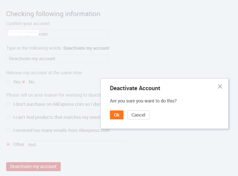 알리 익스프레스 - 계정 비활성화 , 계정 삭제 (회원 탈퇴)하기 - 컴퓨터 : 네이버 블로그