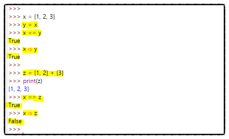 파이썬 "==" 및 "is" 연산자 차이점 : 네이버 블로그