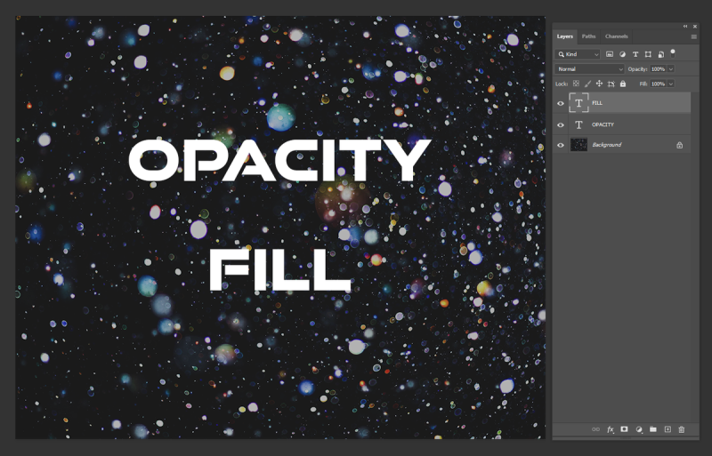 포토샵강좌 #34 글자 테두리만 남기는법(fill,opacity차이) : 네이버 블로그