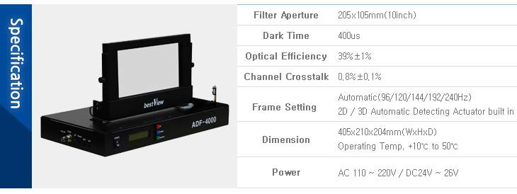 3D 입체장비) 디지털 입체 필터 ADF-4000 : 네이버 블로그