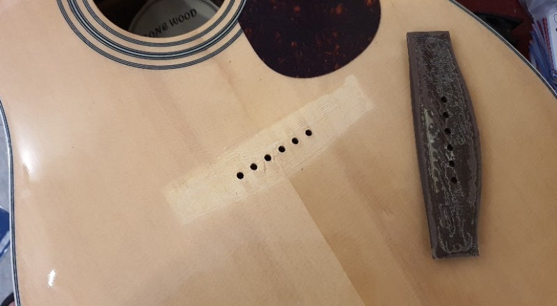 일산 경남뮤직 통기타 브릿지 고마 들뜸 수리 접착이 떴을때 넥세팅 셋업 및 줄교체 전반적인 As 네이버 블로그