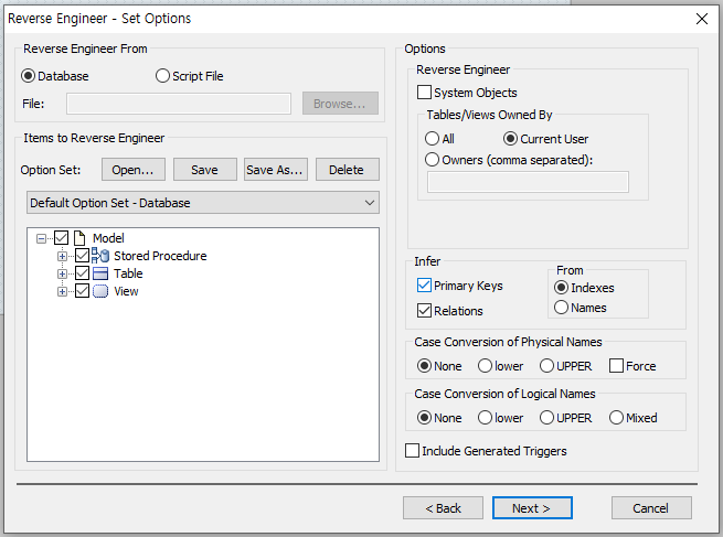 ERwin에서 Mysql DB Reverse Engineering 하기 : 네이버 블로그