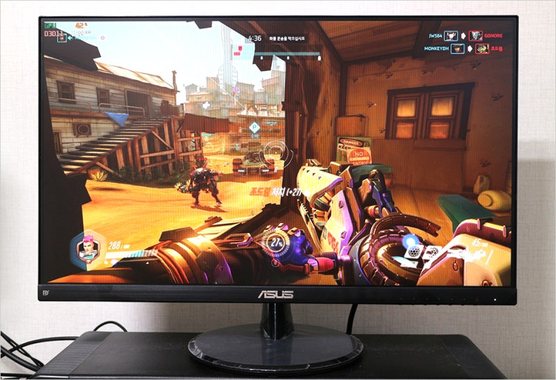 보급형 144Hz 게이밍 모니터 ASUS VP249QGR 리뷰 : 네이버 블로그