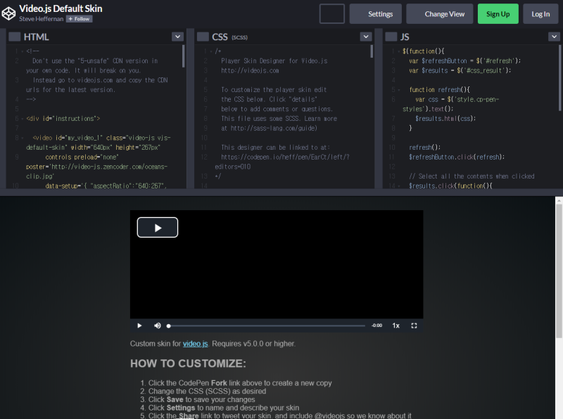 Video.js Player (v7.8.4) 시작하기 : 네이버 블로그