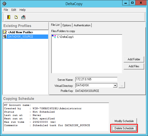 Windows에서 DeltaCopy를 이용한 백업 방법 : 네이버 블로그