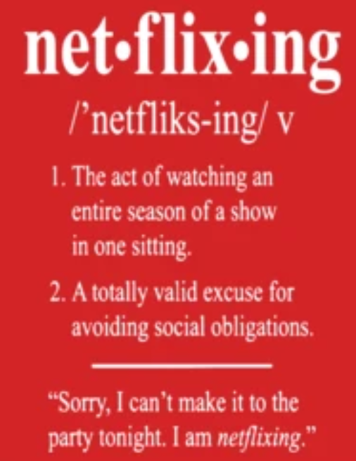 [영어표현-신조어] 넷플릭싱 Netflixing (net-flix-ing) : 네이버 블로그