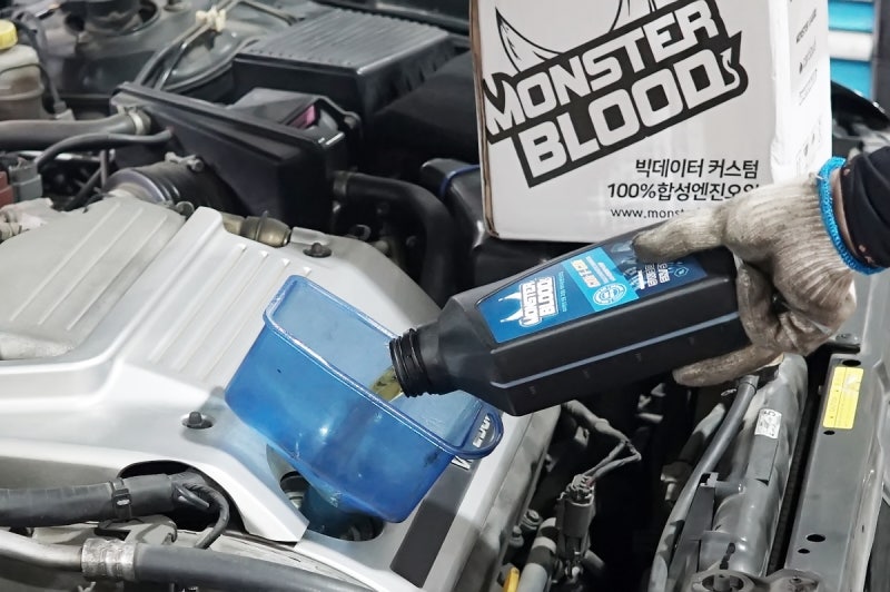 완전합성유 몬스터블러드 Gdi 엔진오일 Sn Plus 5w30 네이버 블로그