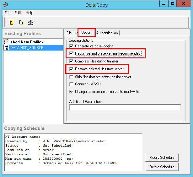 Windows에서 DeltaCopy를 이용한 백업 방법 : 네이버 블로그