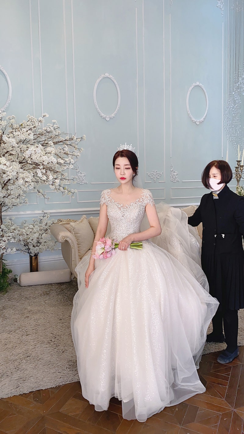 결혼식 본식 헤어스타일 로우번 말고 포니테일 웨딩염색 네이버 블로그