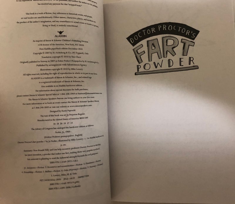 Doctor Proctor’s Fart Powder by Jo Nesbo : 네이버 블로그