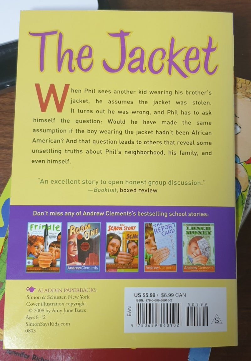 The Jacket by Andrew Clements : 네이버 블로그