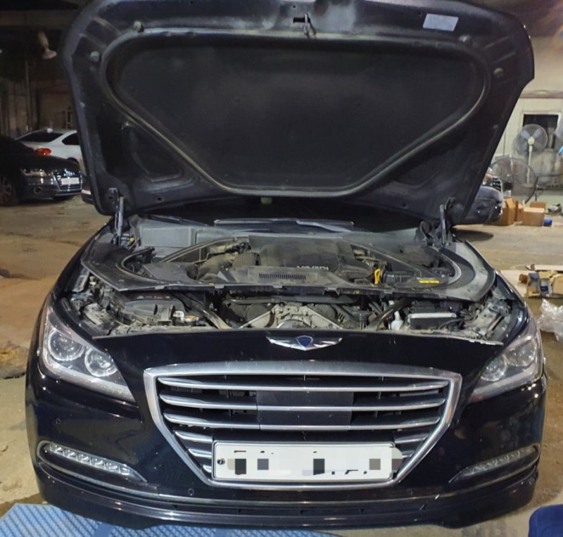 제네시스 DH를 G80으로 튜닝 진행 : 네이버 블로그