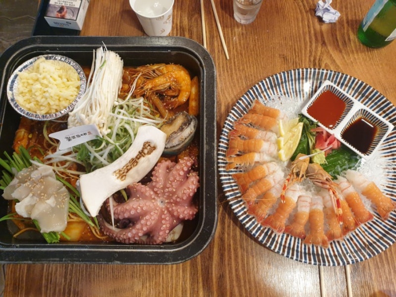 여수 낭만포차거리 맛집추천 쫑포등대 삼합 딱새우회 대박맛집 포장가능 네이버 블로그