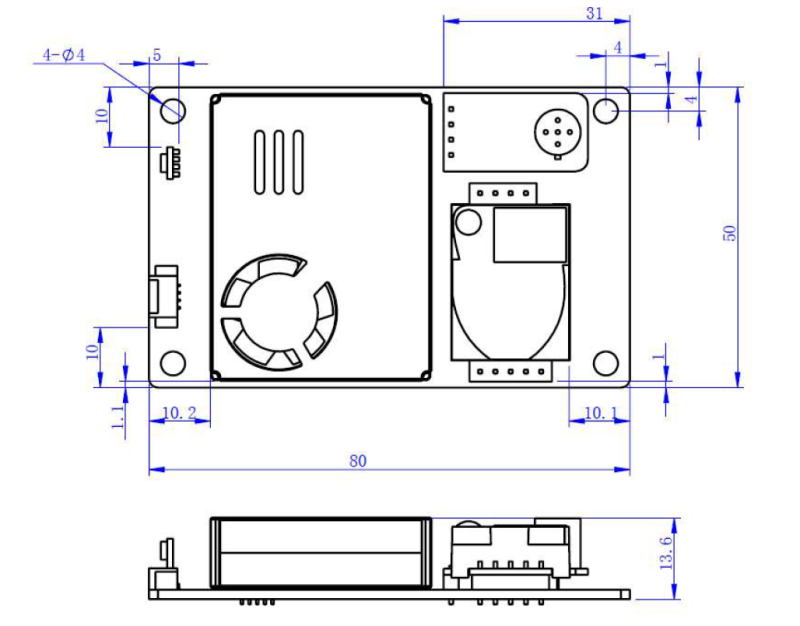 실내 공기질 센서 모듈 (AM1008-W-K) : 네이버 블로그