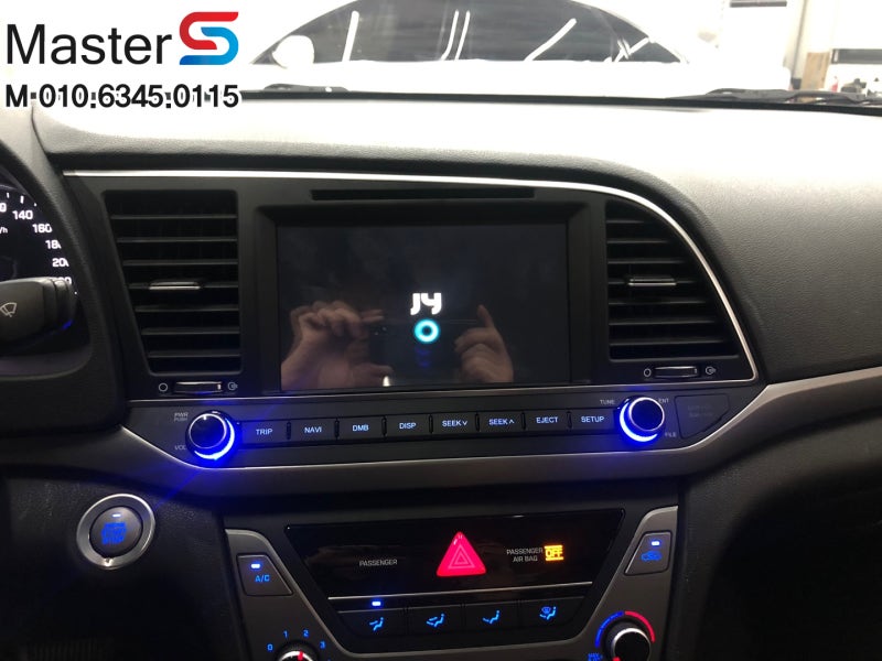 아반떼AD 내비게이션 JY-N7000, 네비매립 시공기 in 대전 마스터S : 네이버 블로그