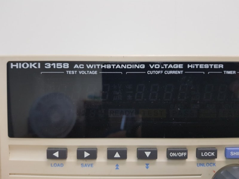 히오끼 3158 AC내전압시험기 (전압: 0~2.5kV, 0~5kV / 전류: 0.0mA~120mA) 렌탈, 중고매각 및 중고 ...