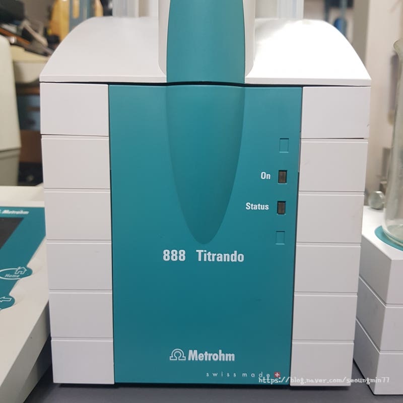 중고 염소분석기, 수분측정기 스위스 Metrohm 터치컨트롤 포함 : 네이버 블로그