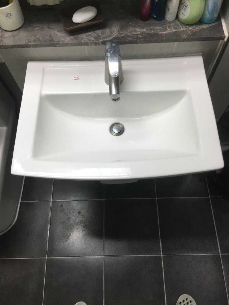 대림바스 세면대 CL-760 설치(ABS 하부 커버) : 네이버 블로그