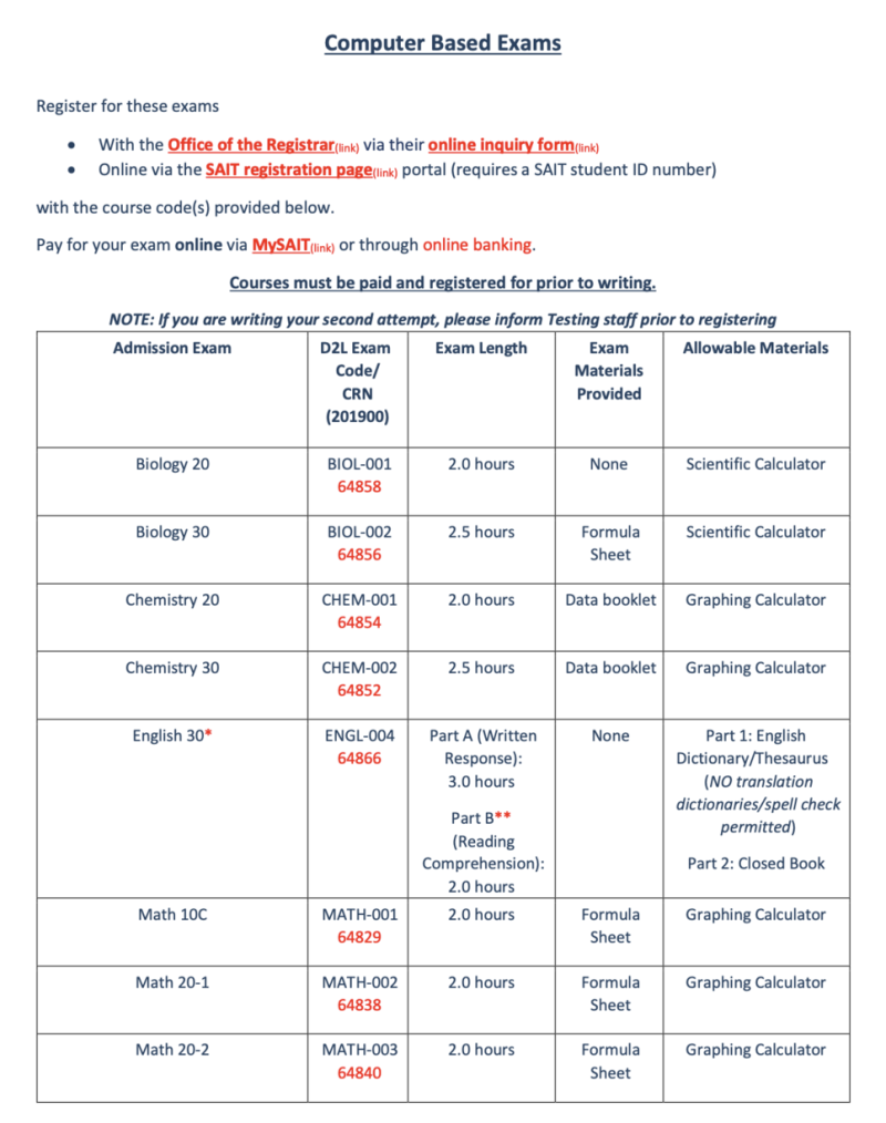 [ENG] Take SAIT Admission Exam at Your Home : 네이버 블로그