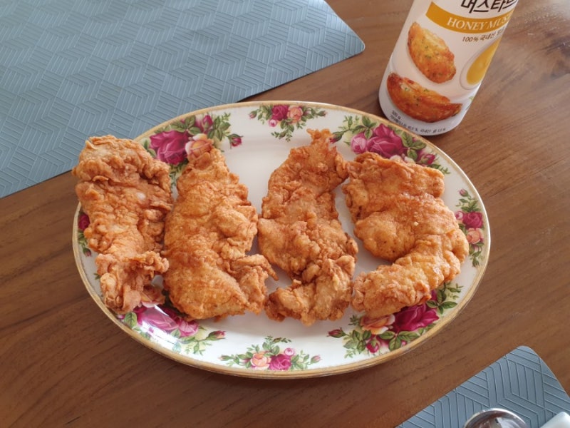 집에서 순살 후라이드 치킨 만들기 / 치킨텐더 황금 레시피 / 치킨넛겟 만드는법 : 네이버 블로그