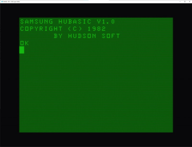 삼성퍼스컴 SPC-1000 추억 소환! MAME(마메)에서 SPC1000 즐기기! : 네이버 블로그