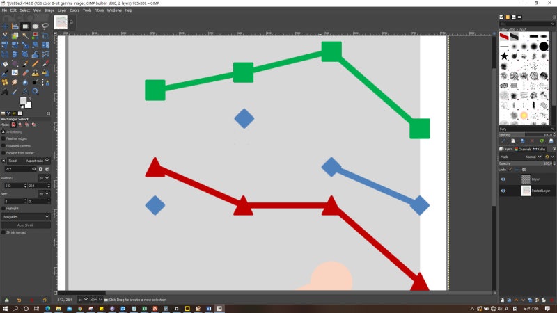 13. 김프(Gimp) 사각 선택 도구(Rectangle Selection tool) : 네이버 블로그