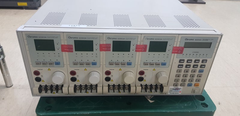 Chroma 6334A with 4 x 633034A High Speed DC Electronic Load 렌탈 및 판매 ...