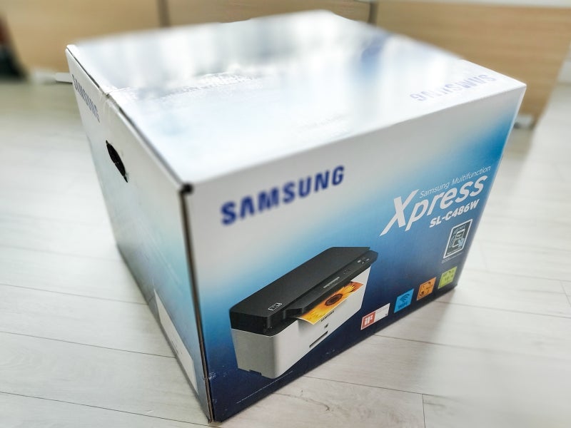 삼성복합기 와이파이 연결 방법 소개 삼성 레이저 칼라 가정용 복합기 Xpress Sl C486w 복합기 재원 스펙 개봉기