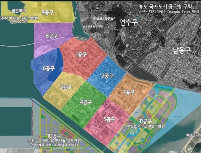 송도 공구별 특징 분석내생각 내가 살아온 흔적 7탄 네이버 블로그