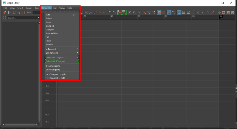 [Maya] Animation Graph Editor Tangents 마야 애니메이션 그래프 에디터 탄젠트 : 네이버 블로그