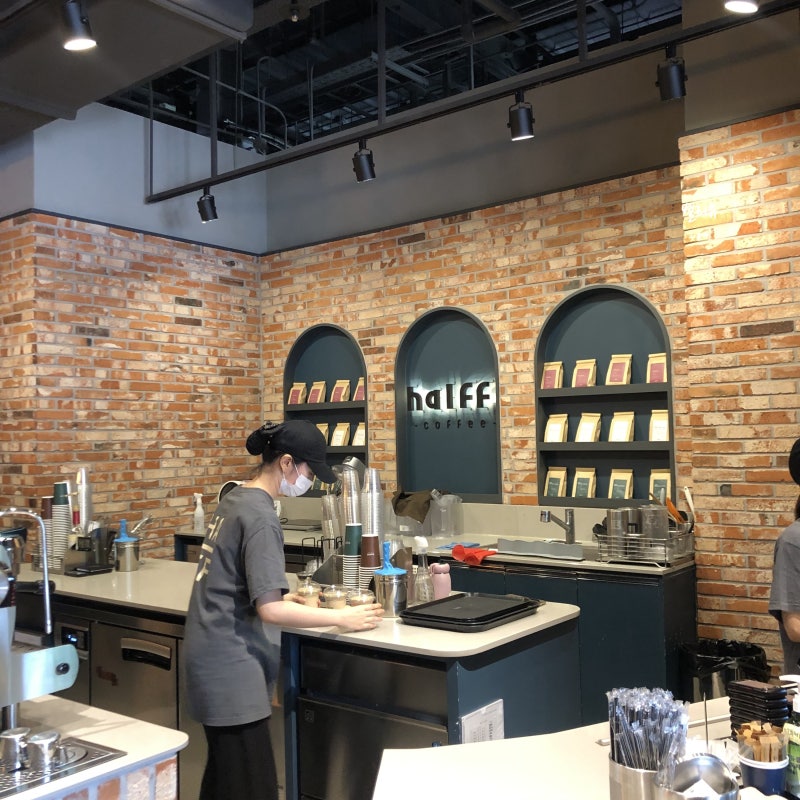 하프커피, 버터크림라떼 halff coffee (여주아울렛 커피맛집 ︎) : 네이버 블로그