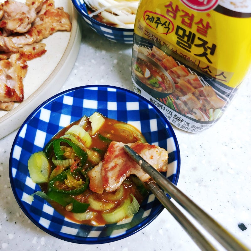 오뚜기 삼겹살 멜젓소스 제주도 고깃집 맛이야 네이버 블로그